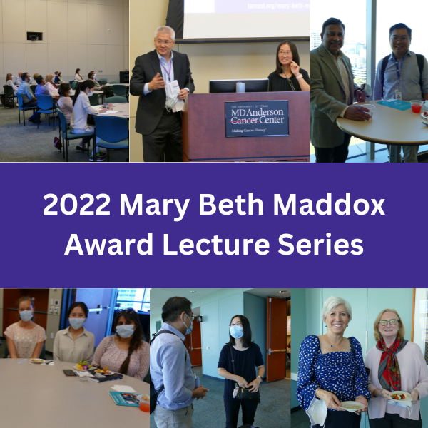2022 Mary Beth Maddox Award Lecture Series (600 × 600 px) - TAMEST ...